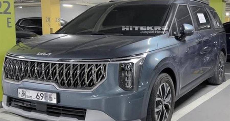 起亞新款MPV實車曝光！外觀「撞臉」理想L8，尺寸超別克GL8